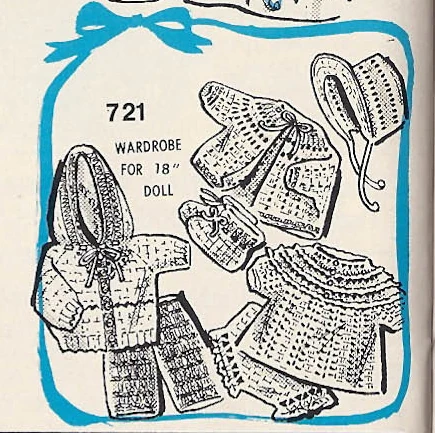 The Workbasket 721 Crocheted Doll Clothes | Knitting and Crochet ...