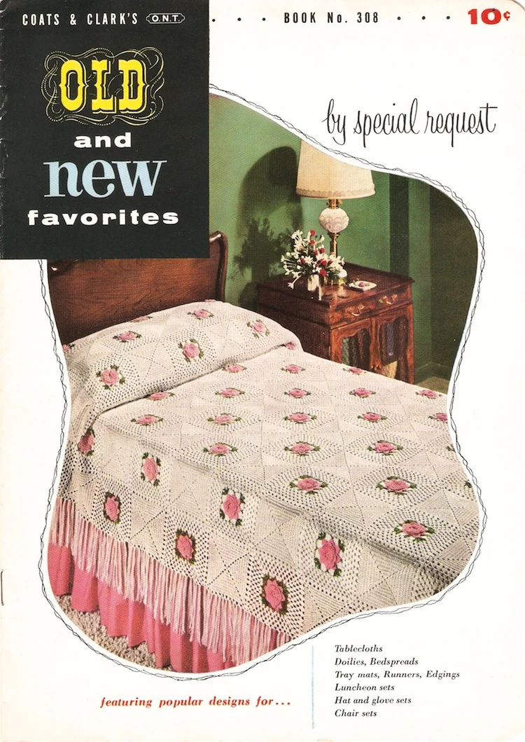 Coats & Clark's Book No. 308 Old and New Favorites | Knitting and ...