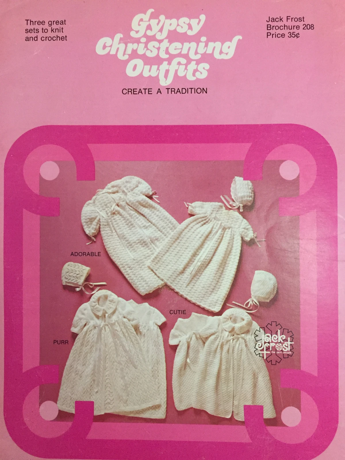 Jack Frost 208 Gypsy Christenings Outfits | Knitting and Crochet ...