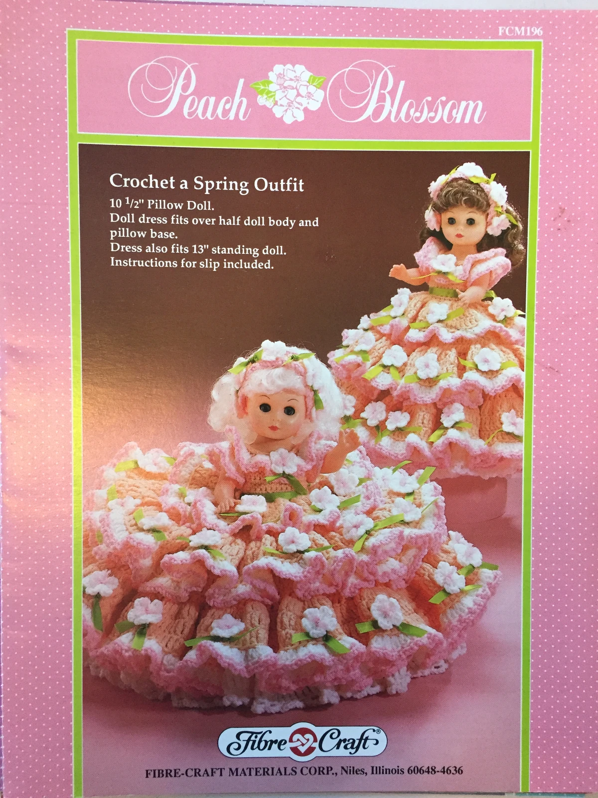 Fibrecraft FCM196 Peach Blossom | Knitting and Crochet Pattern Archive ...