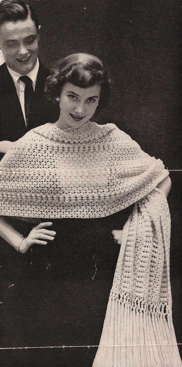 The American Thread Company Leaflet No. 1083 Dawn Nylon Stoles ...