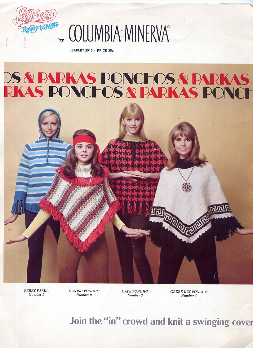 Columbia Minerva 2516 Ponchos & Parkas | Knitting and Crochet Pattern ...