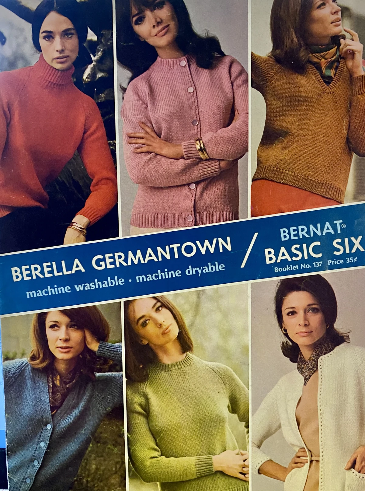 Bernat 137 Basic Six | Knitting and Crochet Pattern Archive Wiki | Fandom