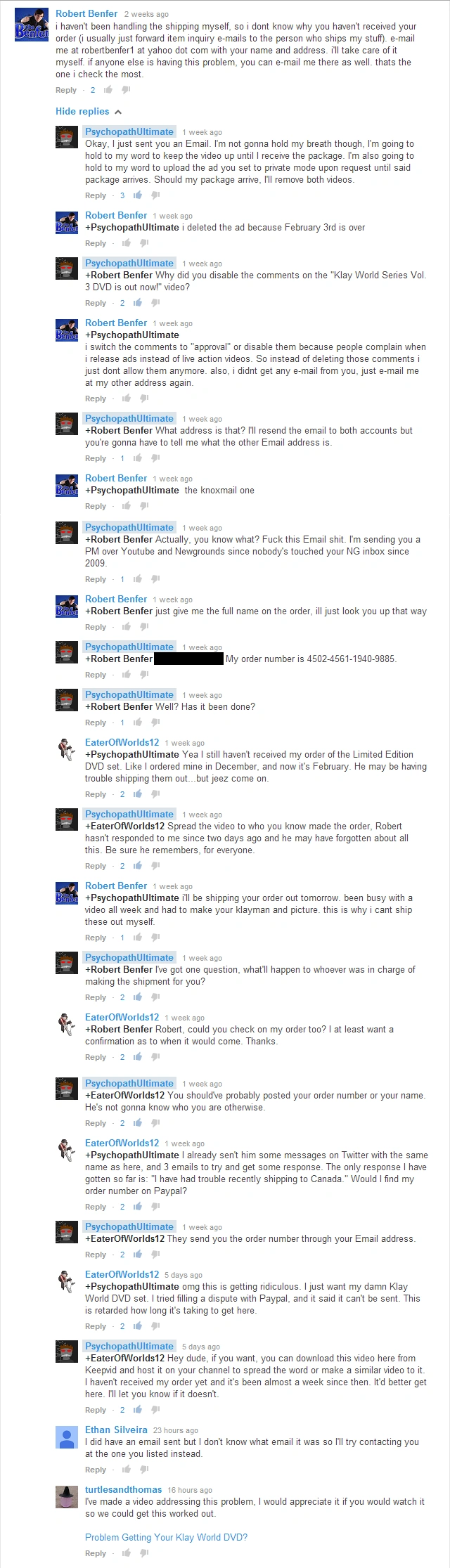 Robert's Shipping Disaster | The Benfer Wiki | Fandom