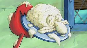Mashed potatoes that look like squidward | Knuckles ate my yukkuri Wiki ...