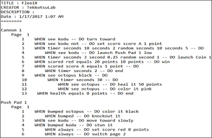 Print Kode | Kodu Game Lab Wiki | Fandom