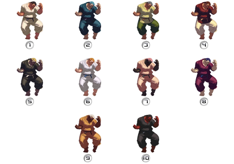 The King of Fighters XIII/Paletas de Color | The King of Fighters Wiki ...