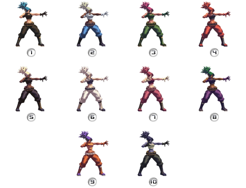 The King of Fighters XIII/Paletas de Color | The King of Fighters Wiki ...