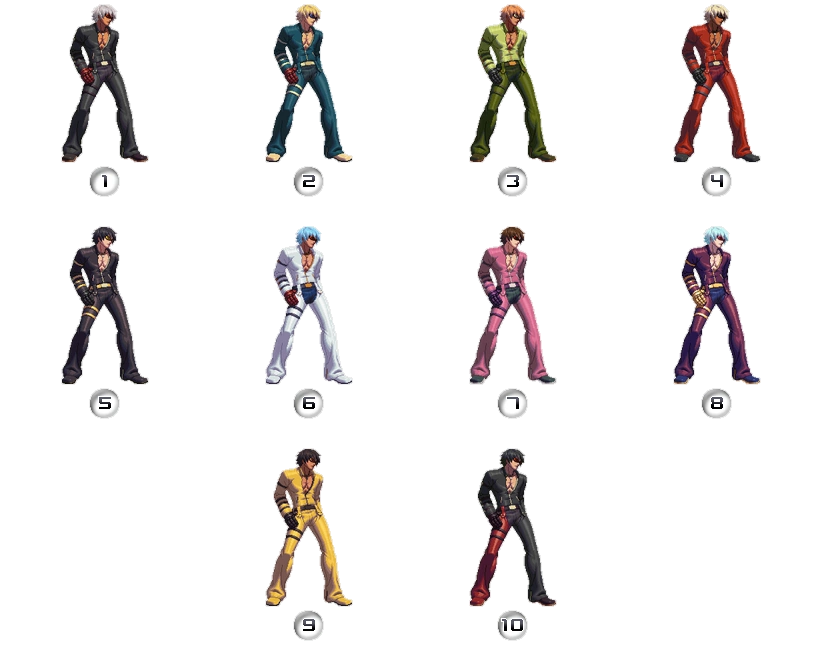 The King of Fighters XIII/Paletas de Color | The King of Fighters Wiki ...