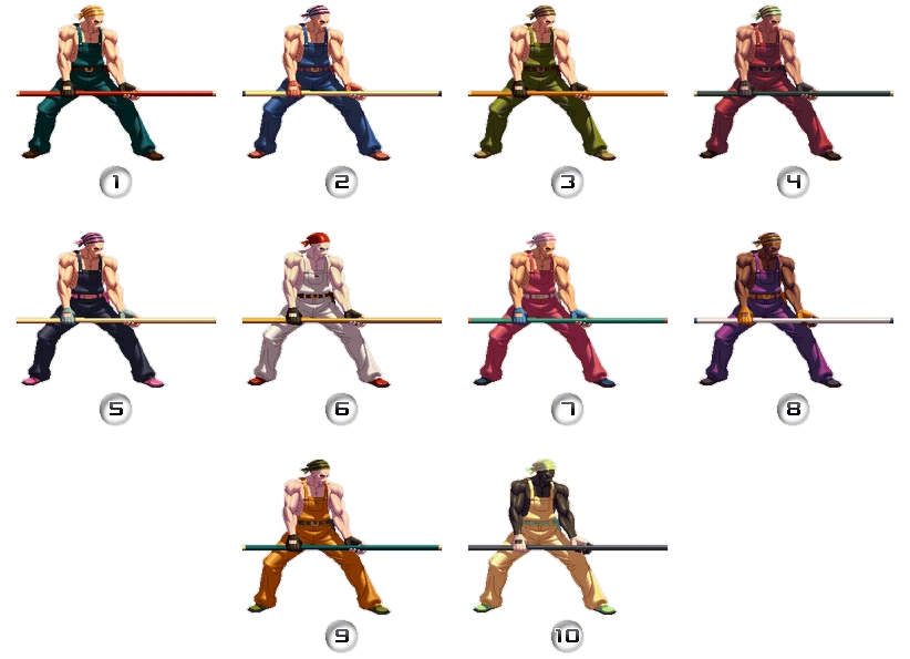 The King of Fighters XIII/Paletas de Color | The King of Fighters Wiki ...