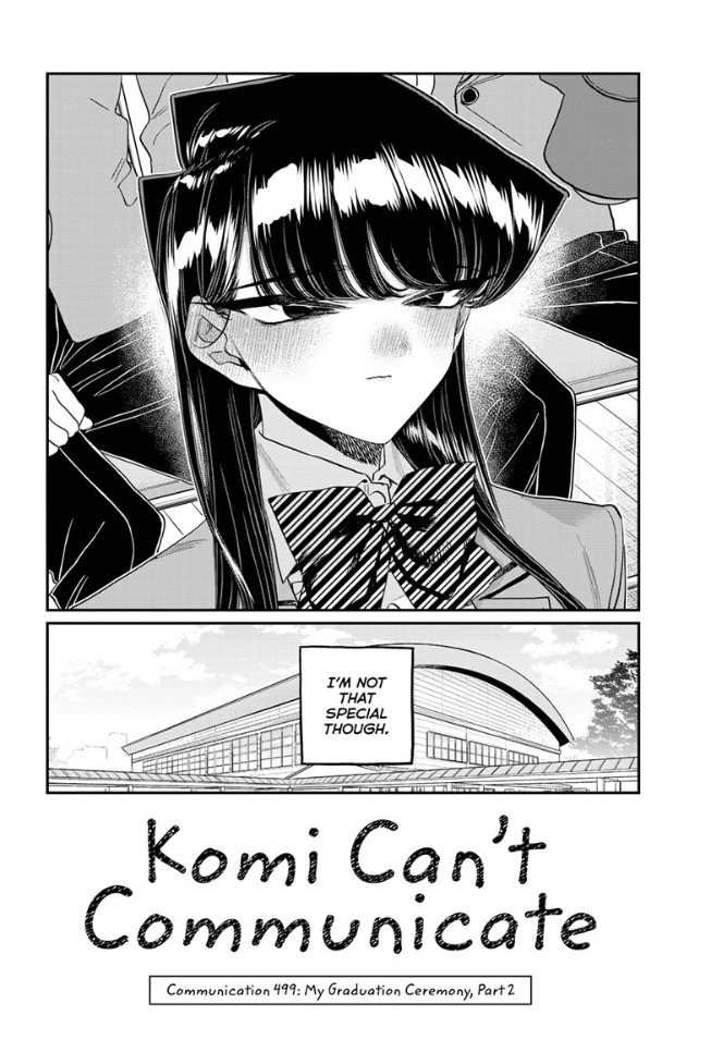 Chapter 499 | Komi-san wa Komyushou Desu Wiki | Fandom