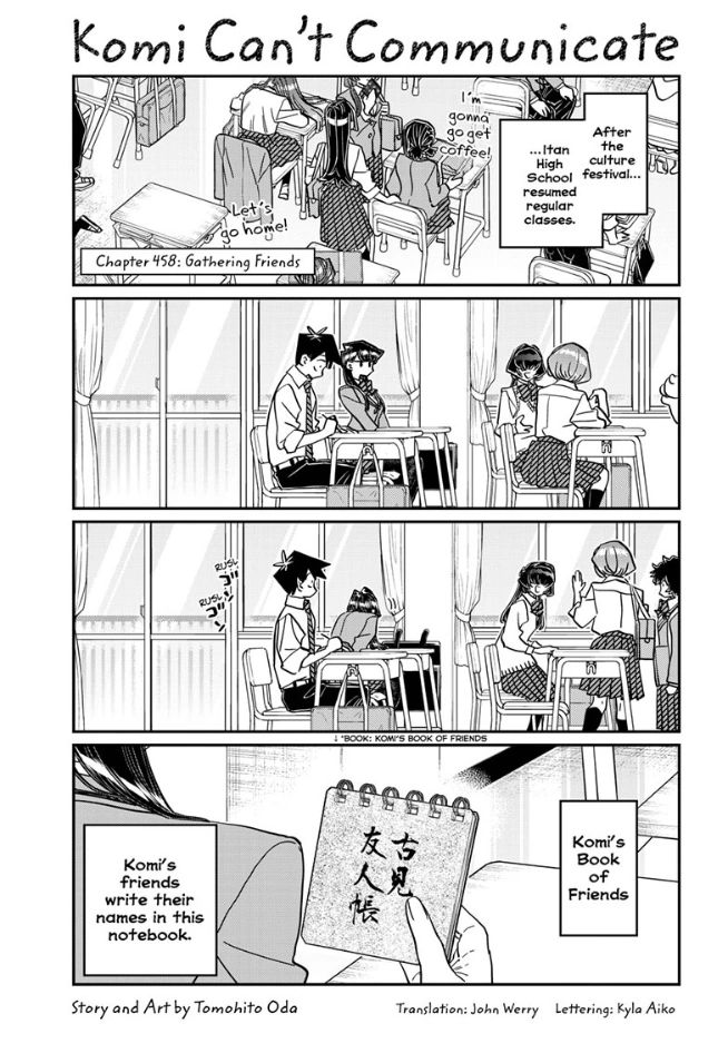 Chapter 458 | Komi-san wa Komyushou Desu Wiki | Fandom