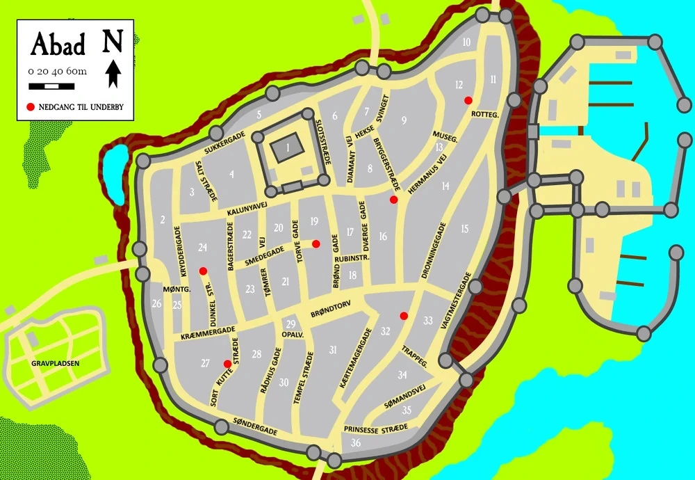 Kort over Abad | Kong Nørd Wikia | Fandom