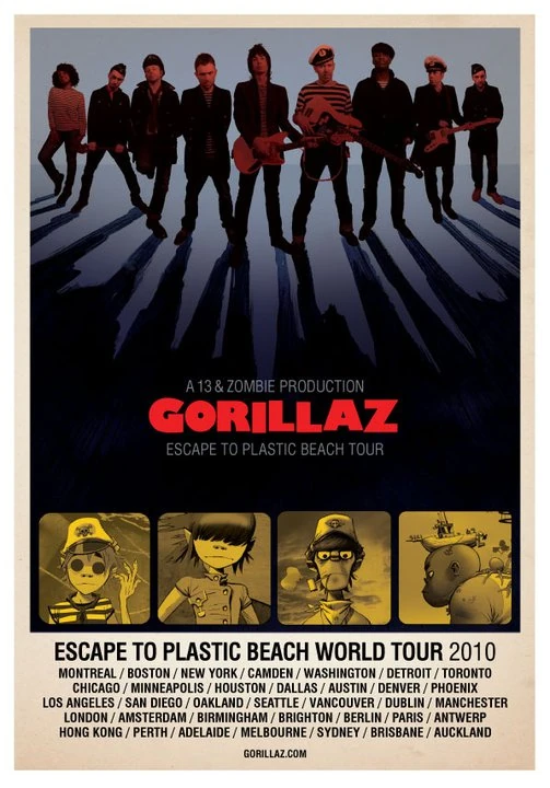 Escape To Plastic Beach World Tour | Gorillaz Wiki | Fandom