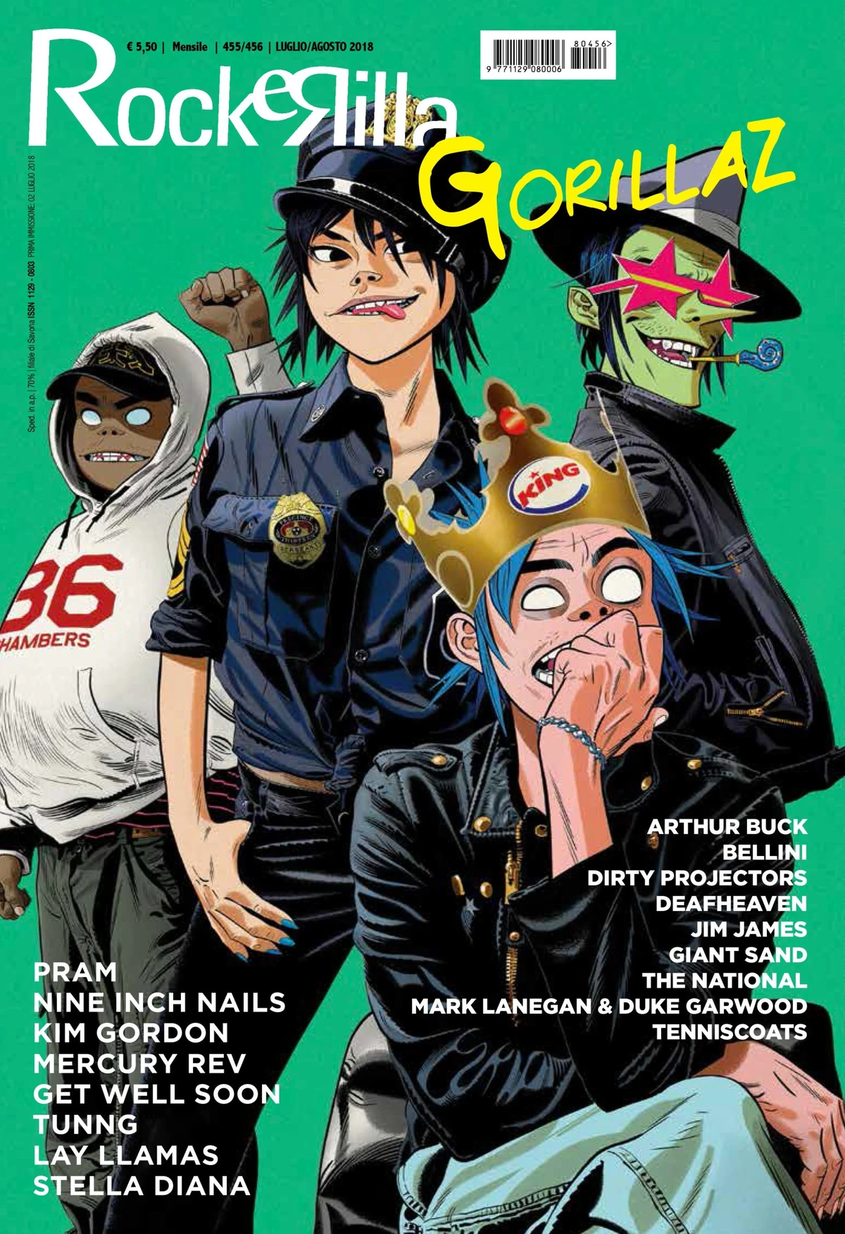 Rockerilla - Issue 455 | Gorillaz Wiki | Fandom