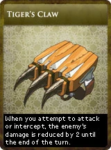 Tiger's Claw | Kongai Wiki | Fandom