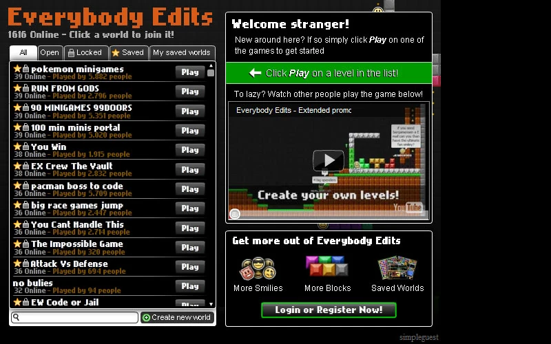 Everybody Edits | Kongregate Wiki | Fandom