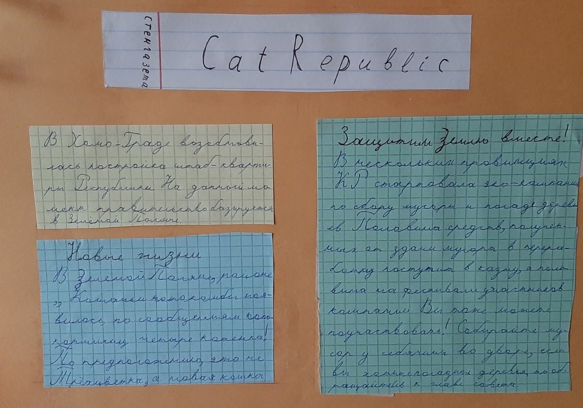 Газета "Cat Republic" | Кошачья Республика вики | Fandom