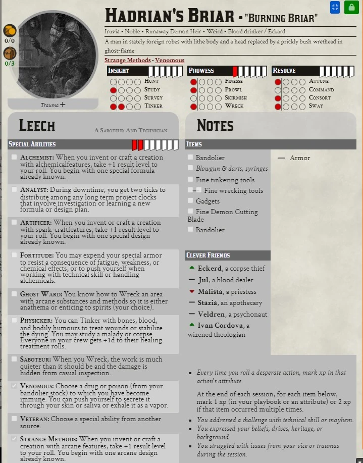 Briar | Knights of the Night Wiki | Fandom