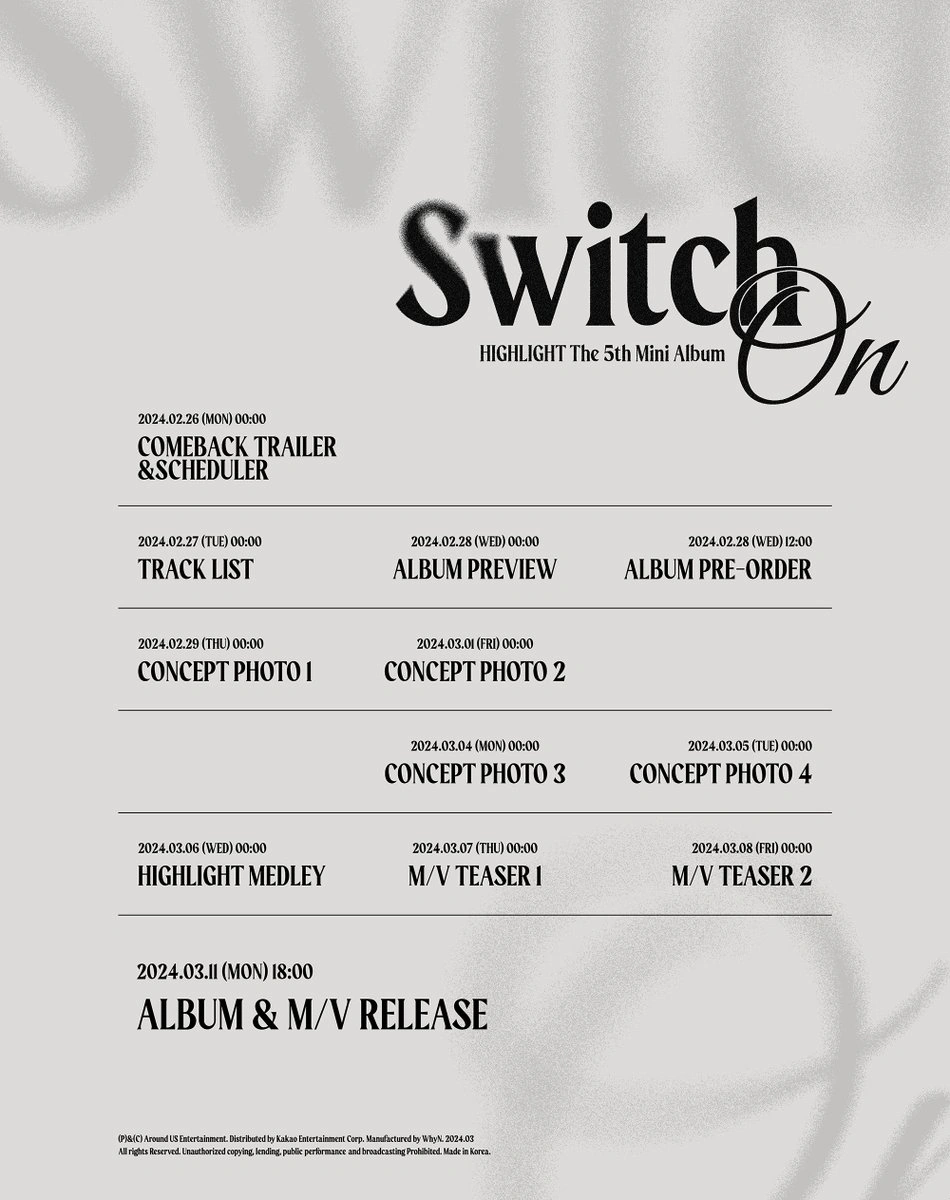 Switch On (HIGHLIGHT) | Kpop Wiki | Fandom