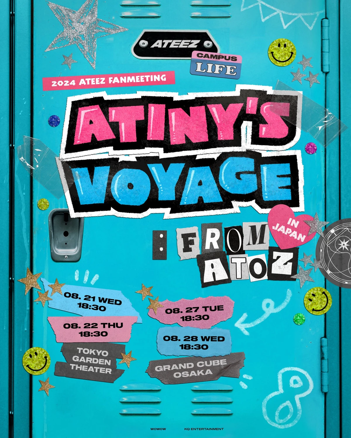 ATEEZ 2024 Fanmeeting "Atiny's Voyage : From A to Z" in Japan | Kpop ...