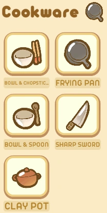 Cookware | Kraft&Slash Wiki | Fandom