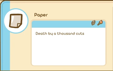 Paper | Kraft&Slash Wiki | Fandom