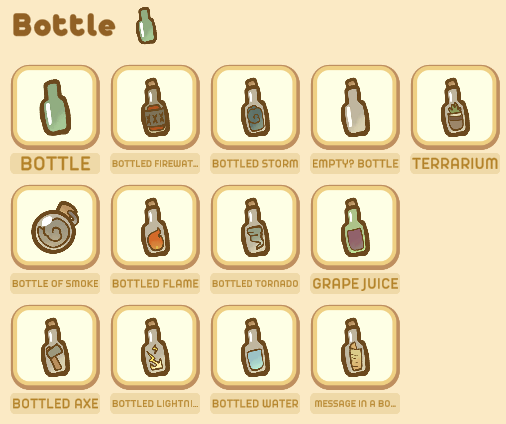 Bottle/Trait | Kraft&Slash Wiki | Fandom