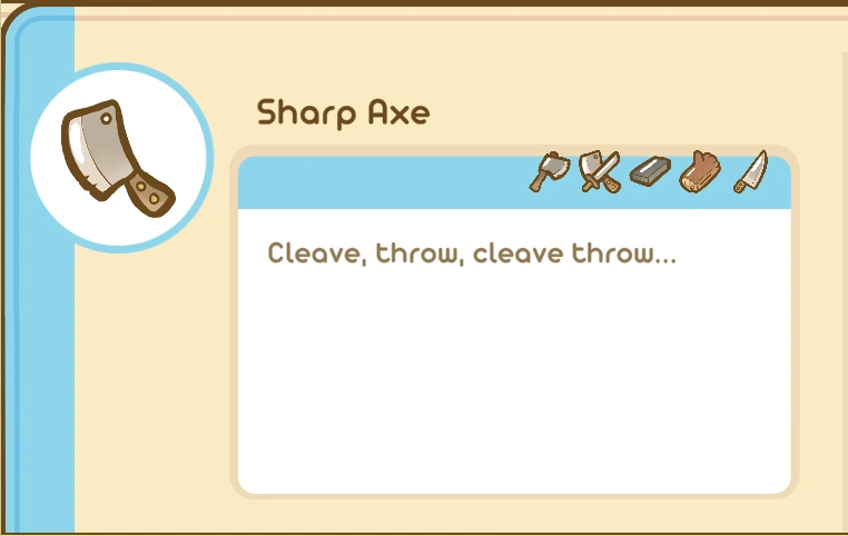 Sharp Axe | Kraft&Slash Wiki | Fandom