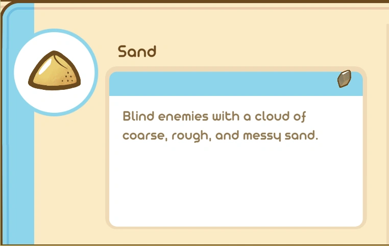 Sand | Kraft&Slash Wiki | Fandom