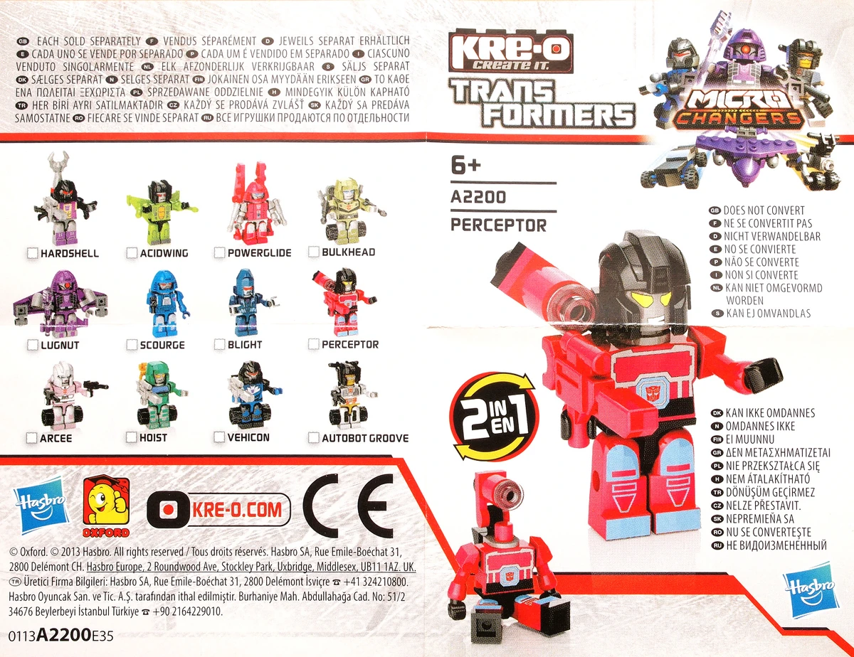 Instructions Perceptor | Kre-O Wiki | Fandom
