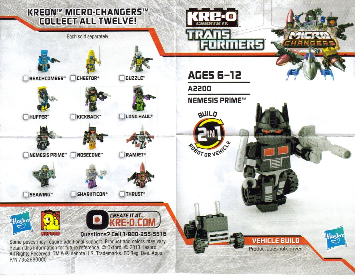 Instructions Nemesis Prime | Kre-O Wiki | Fandom Instructions Nemesis Prime | Kre-O Wiki | Fandom