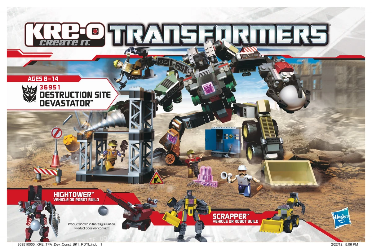 Instructions Destruction Site Devastator 1 | Kre-O Wiki | Fandom