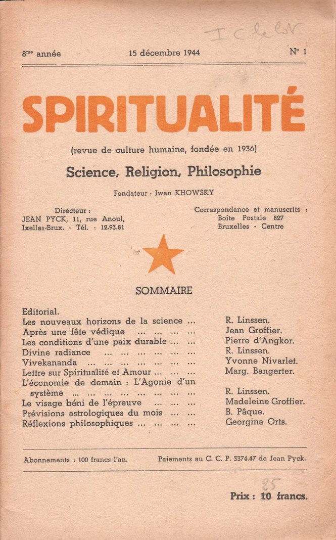 Robert Linssen - Les nouveaux horizons de la science | Wiki ...