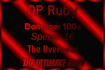 Ruby | Killstreak Sword Fighting Universe Wiki | Fandom