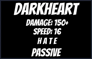 Darkheart | Killstreak Sword Fighting Universe Wiki | Fandom