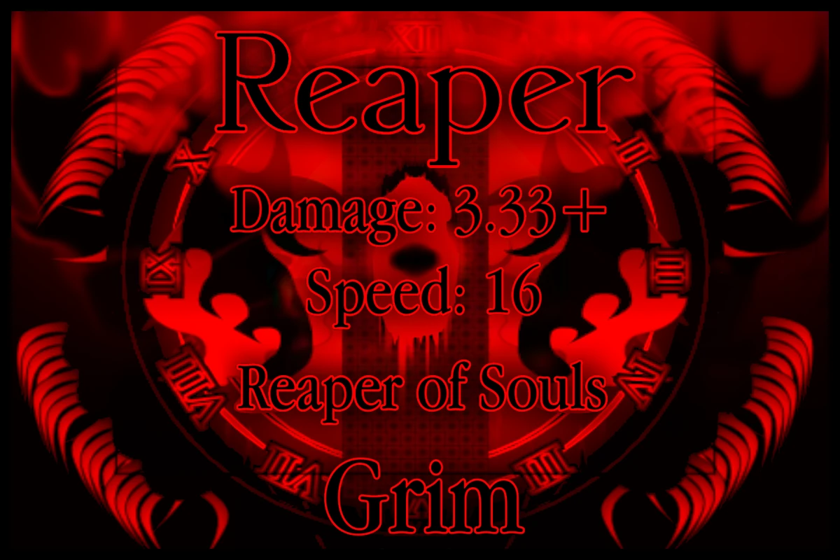Reaper | Killstreak Sword Fighting Universe Wiki | Fandom