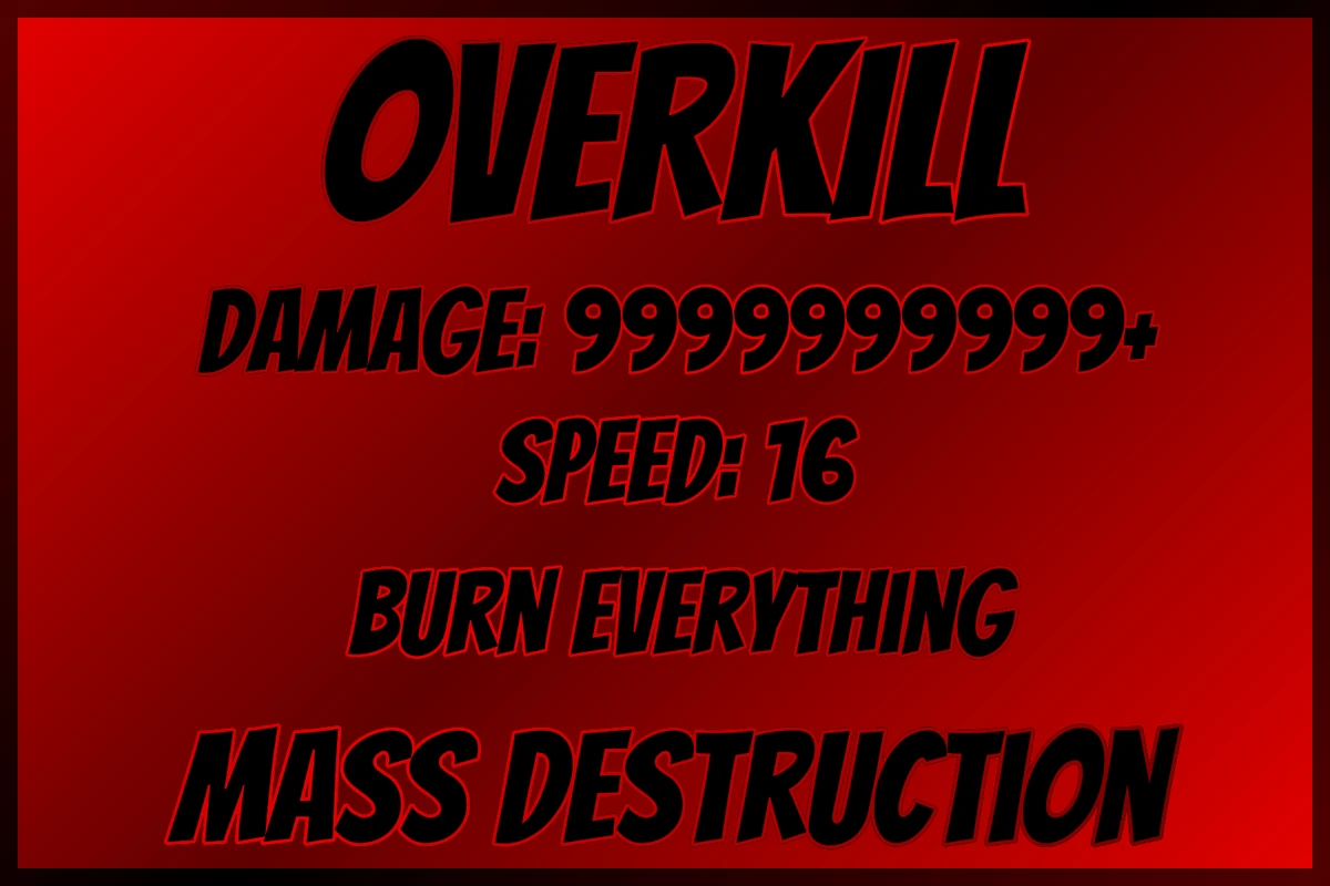 Overkill | Killstreak Sword Fighting Universe Wiki | Fandom