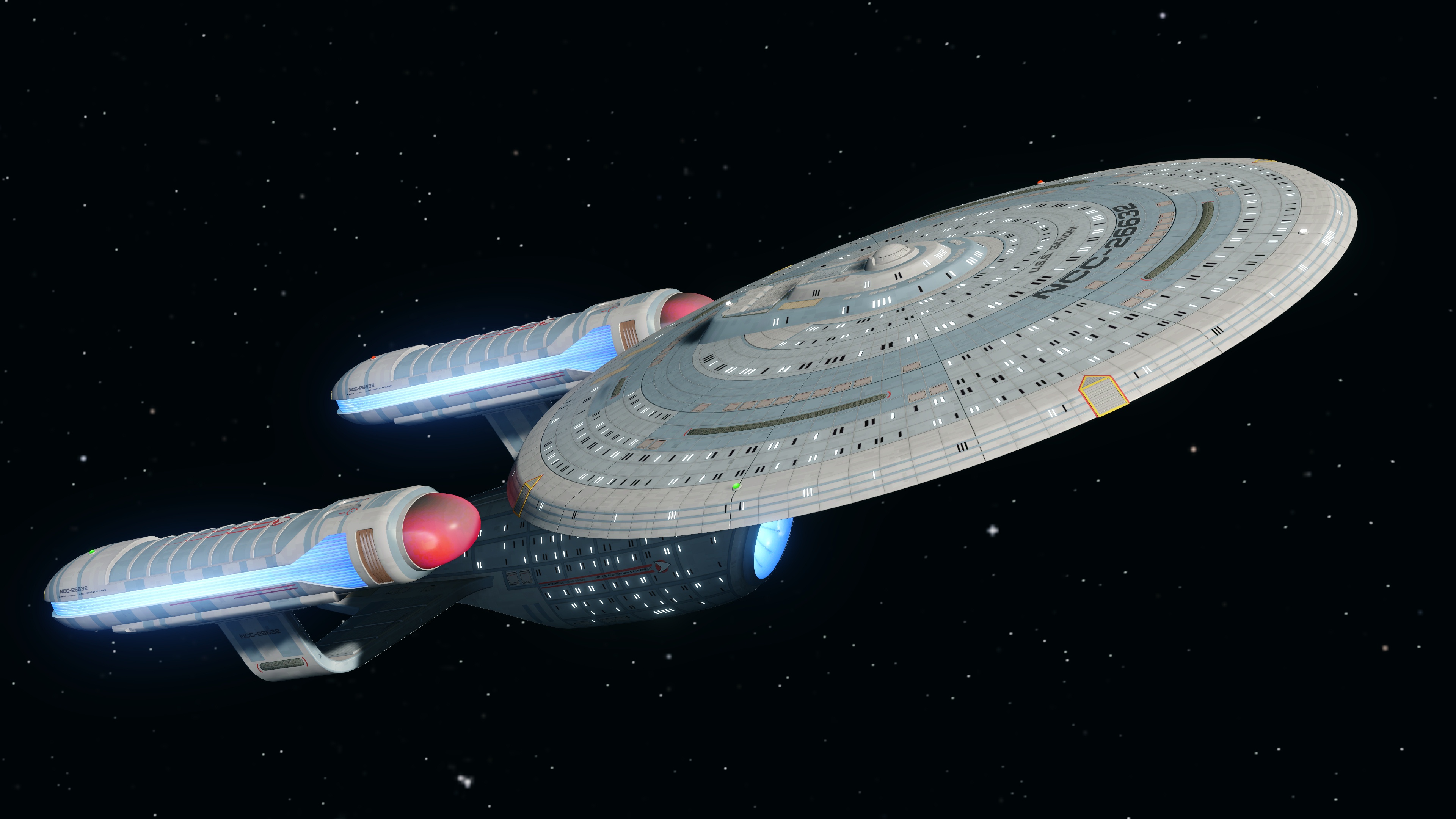 Ambassador Class Star Ship Warp Drive Heavy Cruiser S