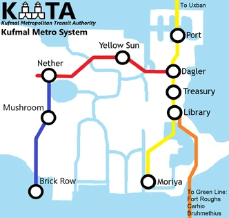 Kufmal Metropolitan Transit Authority | Kufmal Empire Minecraft Realm ...