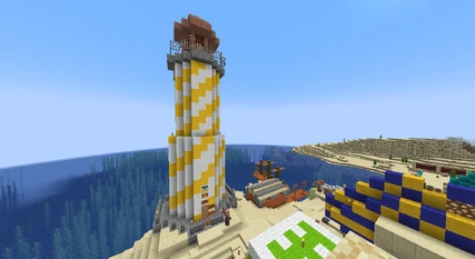 Yellow Lighthouse | Kufmal Empire Minecraft Realm Wiki | Fandom