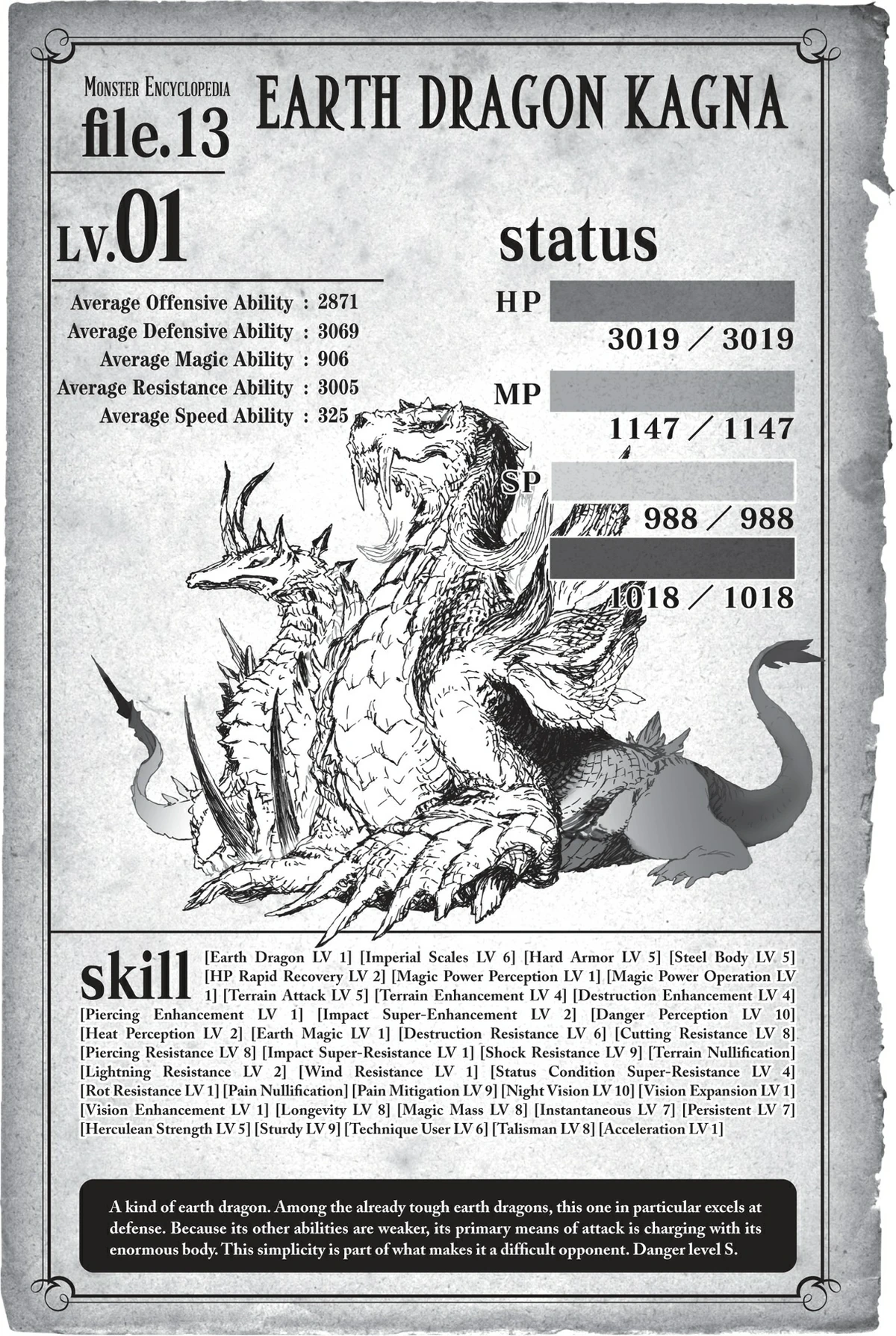 Dragón de Tierra Kaguna | Kumo Desu ga, Nani Ka? Wiki | Fandom