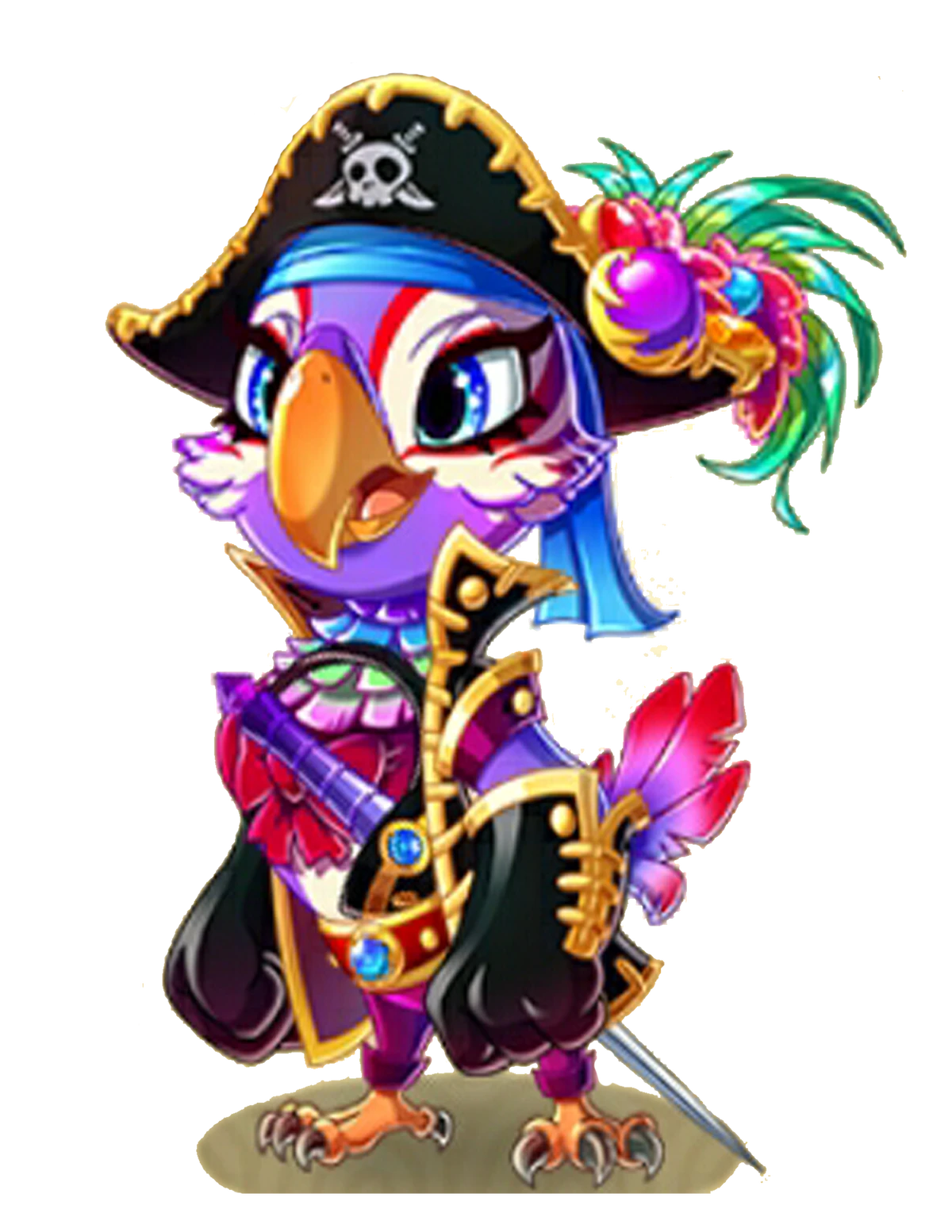 Pirate Captain Parrot | Kung Fu Pets Wiki | Fandom