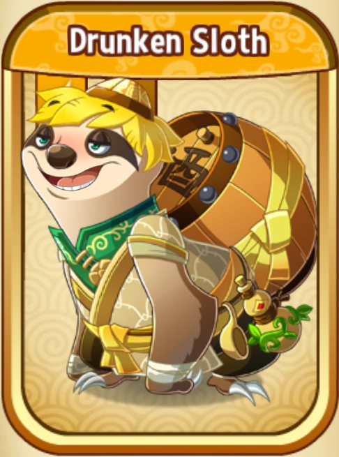 Drunken Sloth | Kung Fu Pets Wiki | Fandom