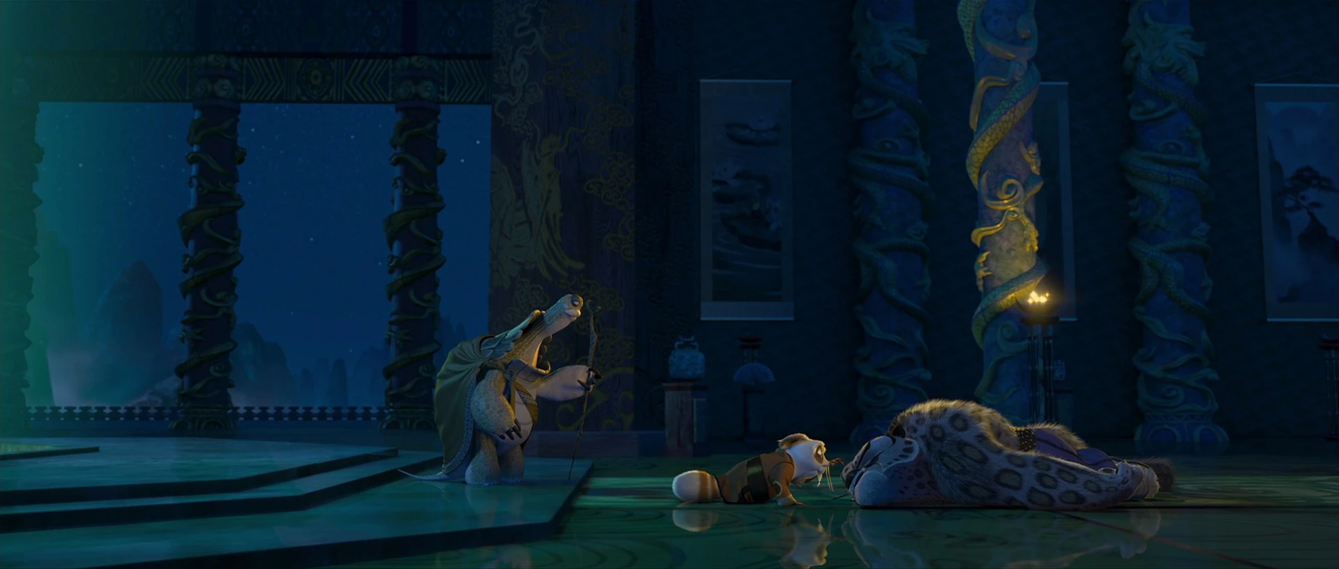 Kung Fu Panda Master Oogway Vs Tai Lung