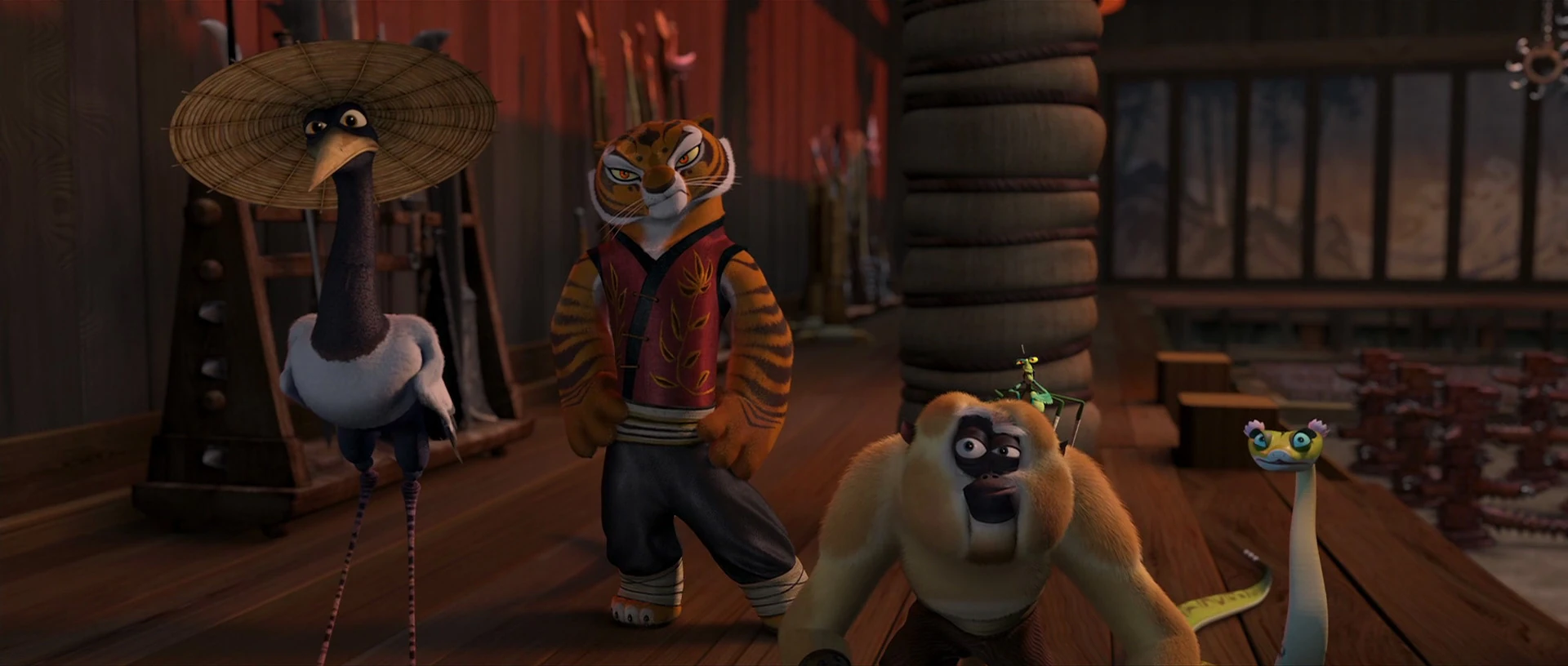 Kung Fu Panda Furious Five Vs Tai Lung
