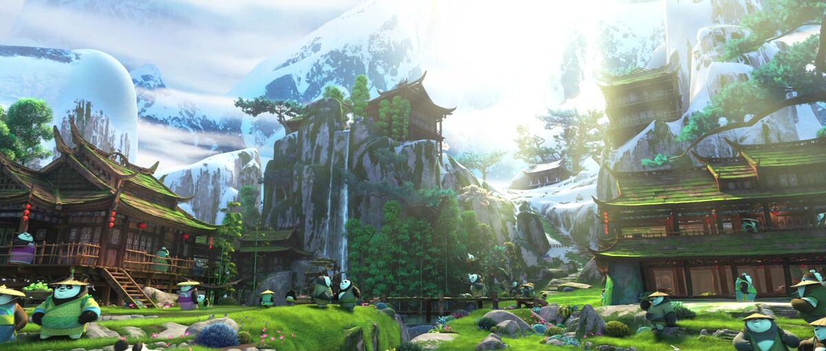 Panda Village Kung Fu Panda 3 Kung Fu Panda Wiki Fandom