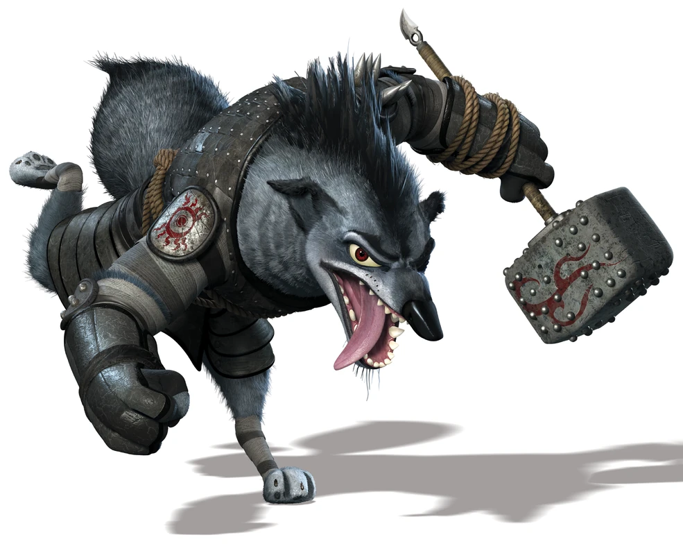 Kung Fu Panda 2: Boss Wolf Kung Fu Panda 2 Movie Boss Wolf Round Beach