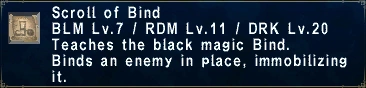 Bind | Kupo FFXI Wiki | Fandom