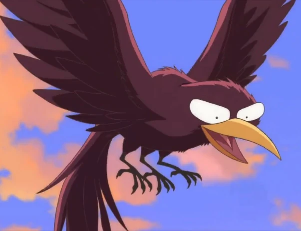 Anime Crow Bird